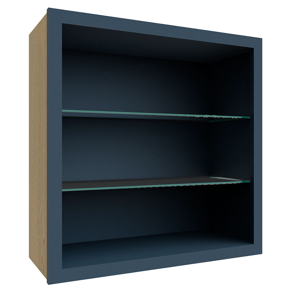 Galaxy Indigo Specialty Wall Cabinets - 30"W X 30"H X 12"D No Door Wall ...