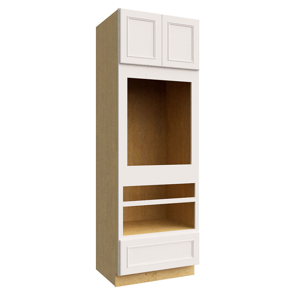 Imperio Dove Oven Cabinets - 33"W X 90"H X 24"D Oven Cabinet Double ...