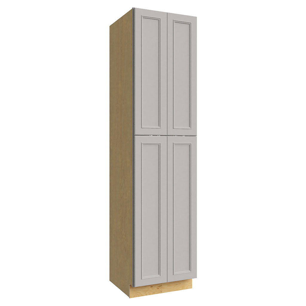 Imperio Nickel Tall Pantry Cabinets - 24"W X 96"H X 24"D Tall Pantry ...
