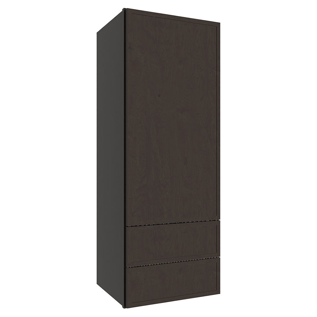 Luna Kona Wall Cabinets - 18"W X 48"H X 15"D Wall With Drawers - WD1848 ...