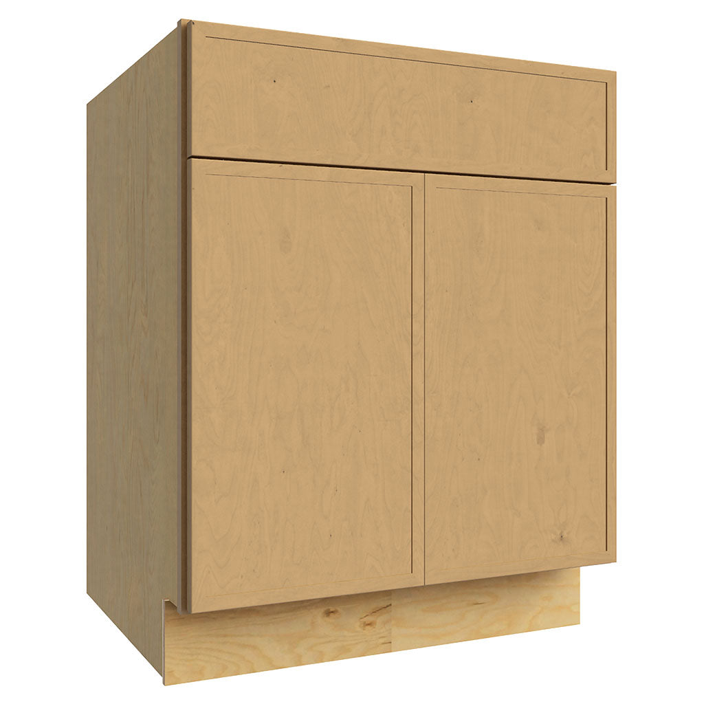 Luna Timber Base Cabinets - 27"W X 34-1/2"H X 24"D Sink Base - SB27 ...