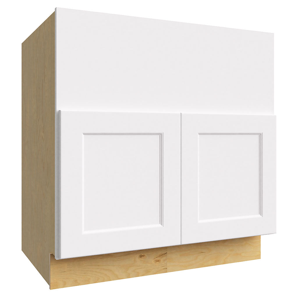 Nexus Frost Base Cabinets - 33"W X 34-1/2"H X 24"D Farm Sink Base ...