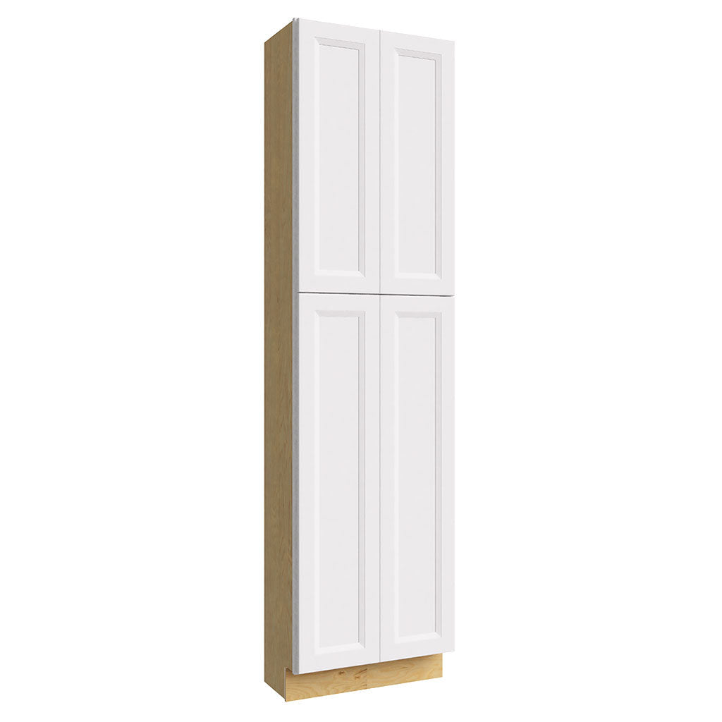 Onyx Frost Tall Pantry Cabinets - 24"W X 90"H X 12"D Tall Pantry ...